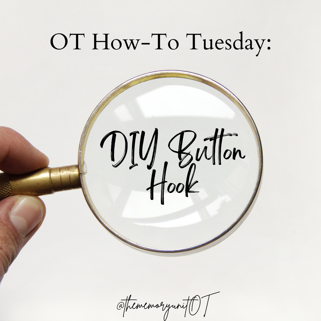 How to Make a Button Hook with some Basic Office Supplies – The Memory ...